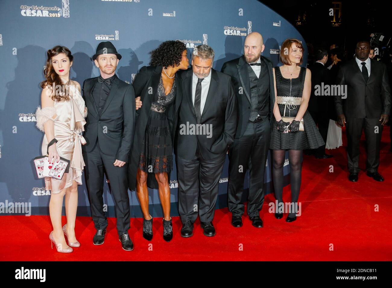 Luc Besson and his wife producer Virginie Silla and cast arriving at ...
