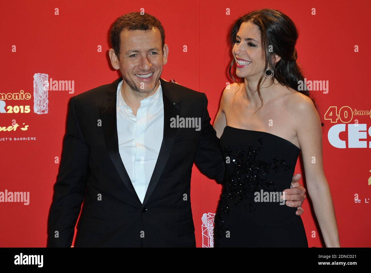 Yael Harris and Dany Boon arriving for the Gala Diner following the ...