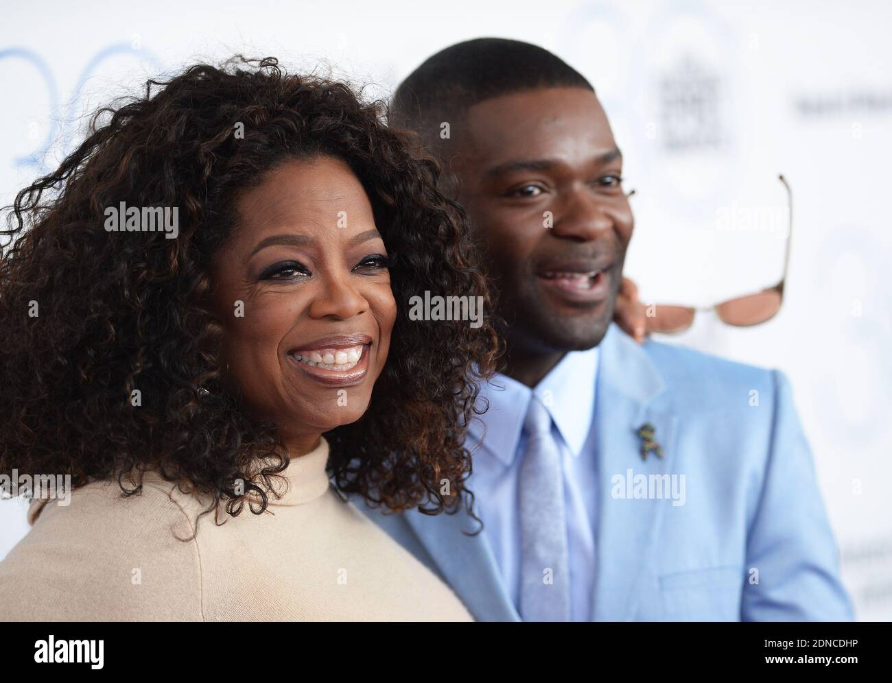 Oprah Winfrey and David Oyelowo arriving for the 2015 Film Independent ...