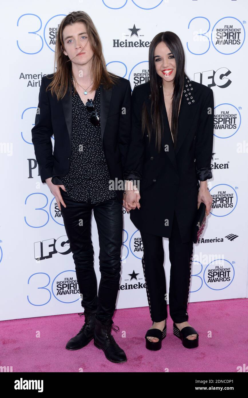 Lorelei Linklater and Justin Jacobs arriving for the 2015 Film ...