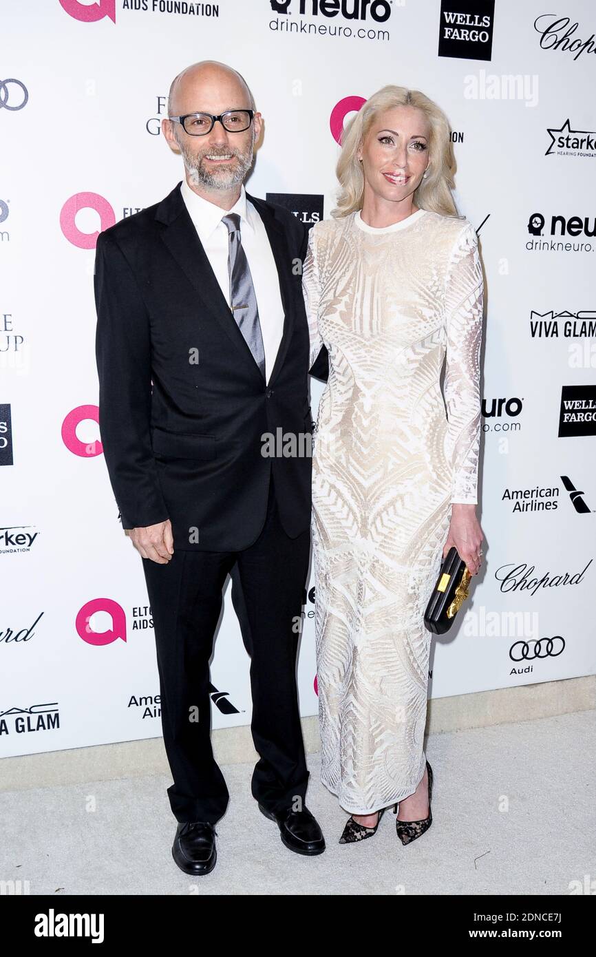 Moby, Julie Guest attending the Elton John AIDS Foundation 23rd Annual ...