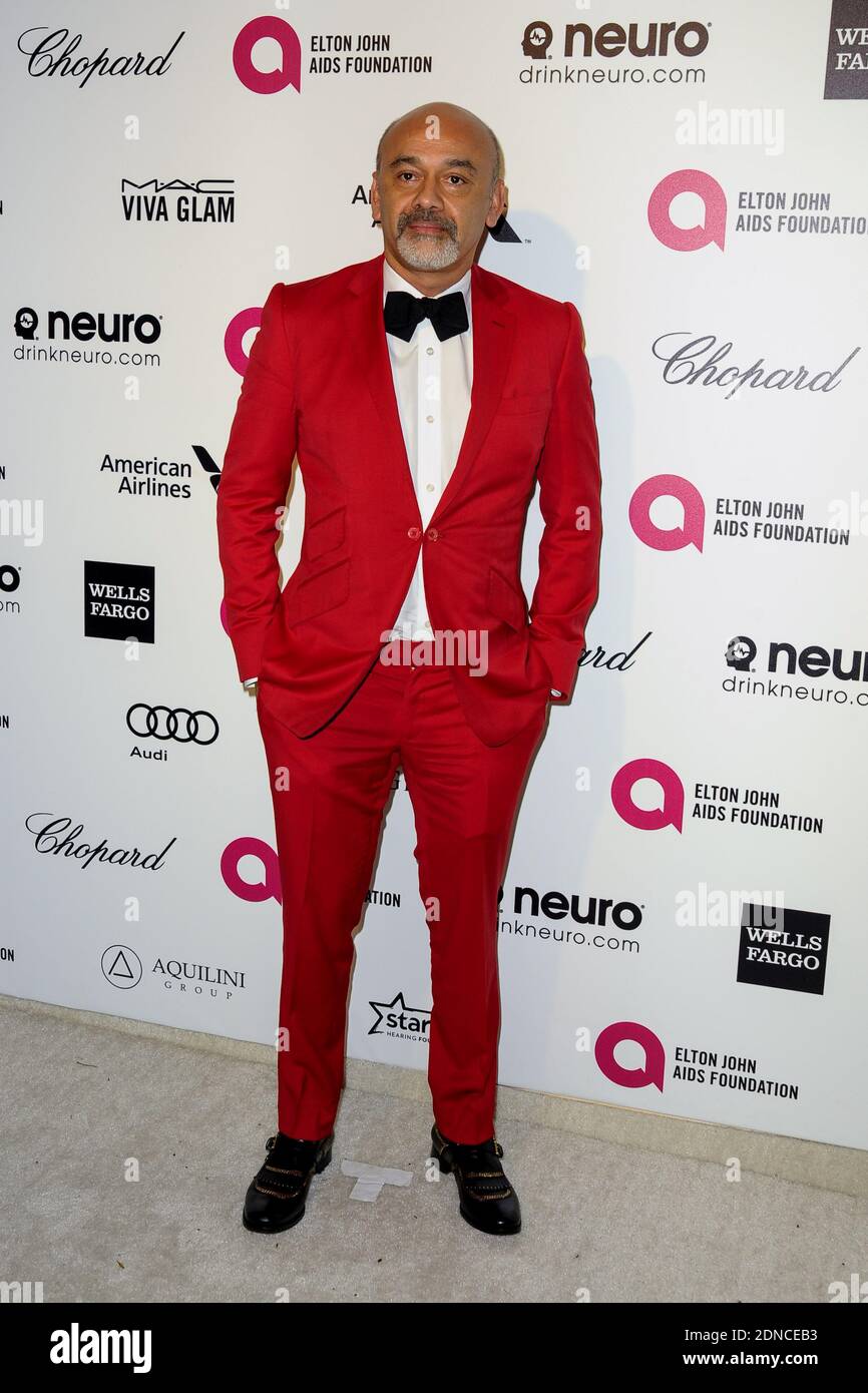 Christian Louboutin attending the Elton John AIDS Foundation 23rd ...