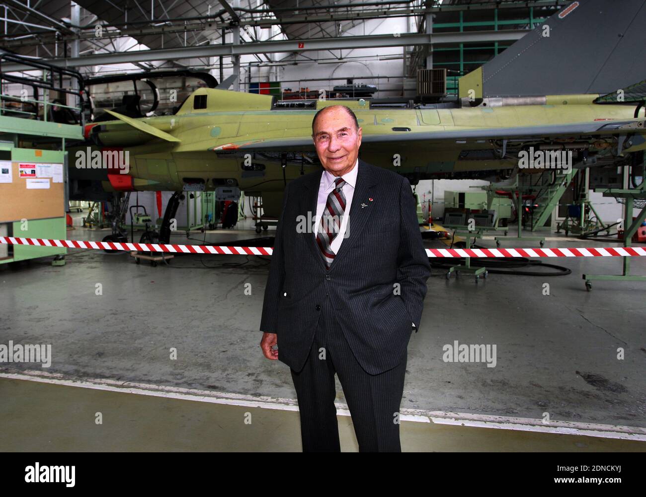 Dassault Group Chairman and CEO Serge Dassault during President ...