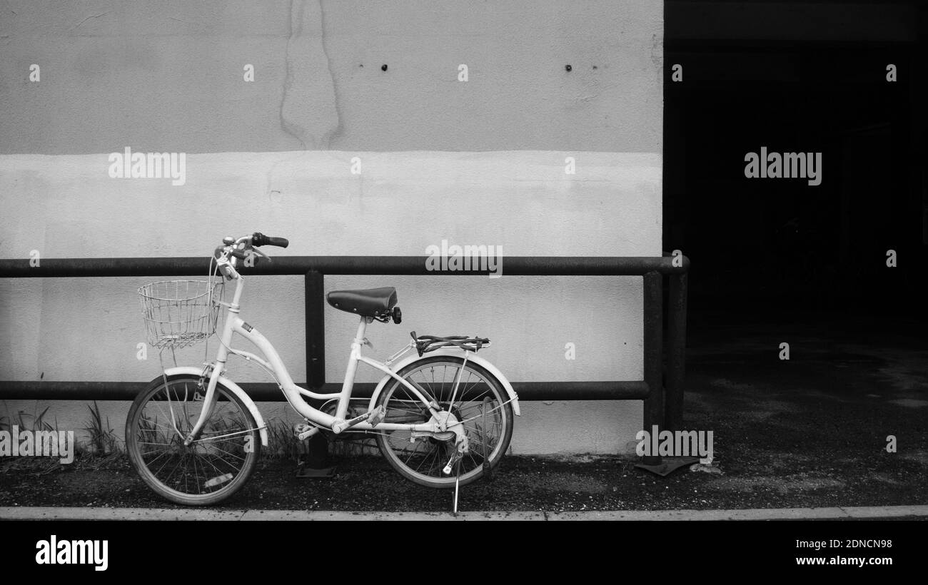 Wheel Bicycle Rack Footpath Bicycle Rack High Resolution Stock ...