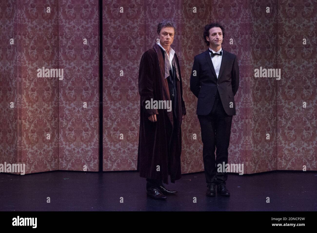 Jean-Baptiste Marcenac and Frederic Quiring performing on stage Le ...