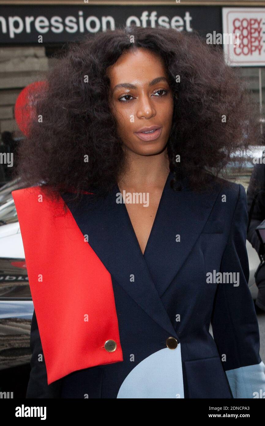 Solange Knowles attending Vivienne Westwood Fall-Winter 2015/2016 Ready ...