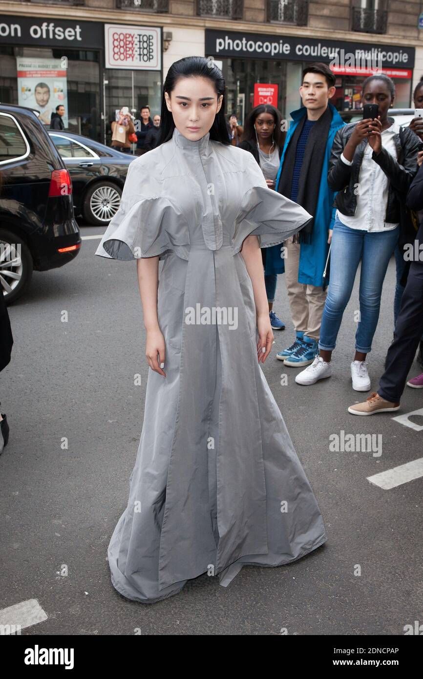 Viann Zhang attending Vivienne Westwood Fall-Winter 2015/2016 Ready-To ...