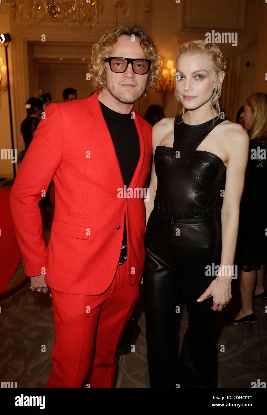 Peter Dudas and Jessica Stam attending the Paris Fashion Week Tasting ...