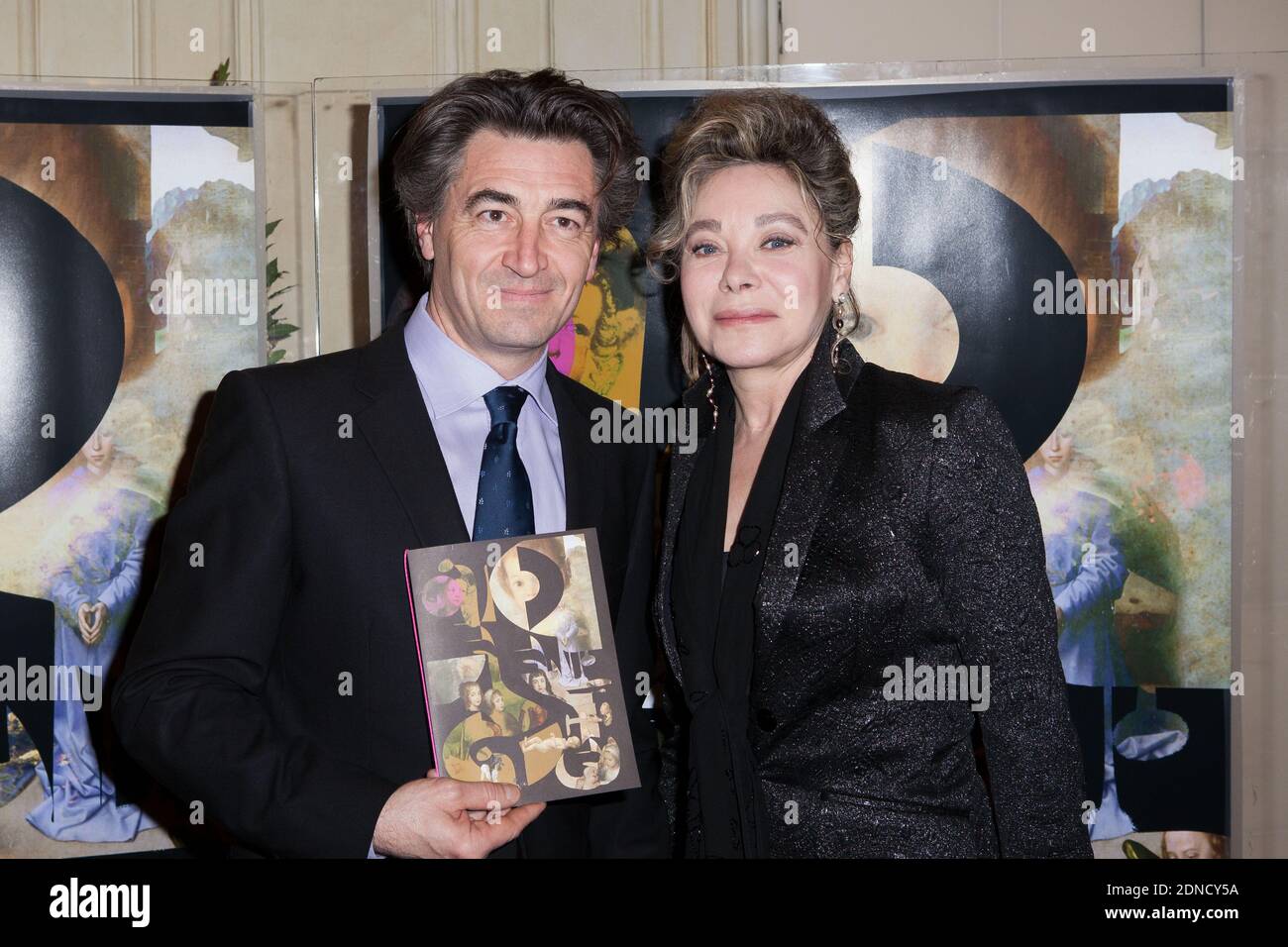 Grace de Capitani and her husband Gerard Rinaldi attending the 'Gala d ...