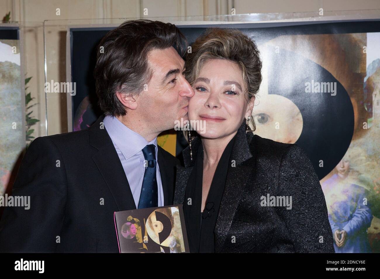 Grace de Capitani and her husband Gerard Rinaldi attending the 'Gala d ...