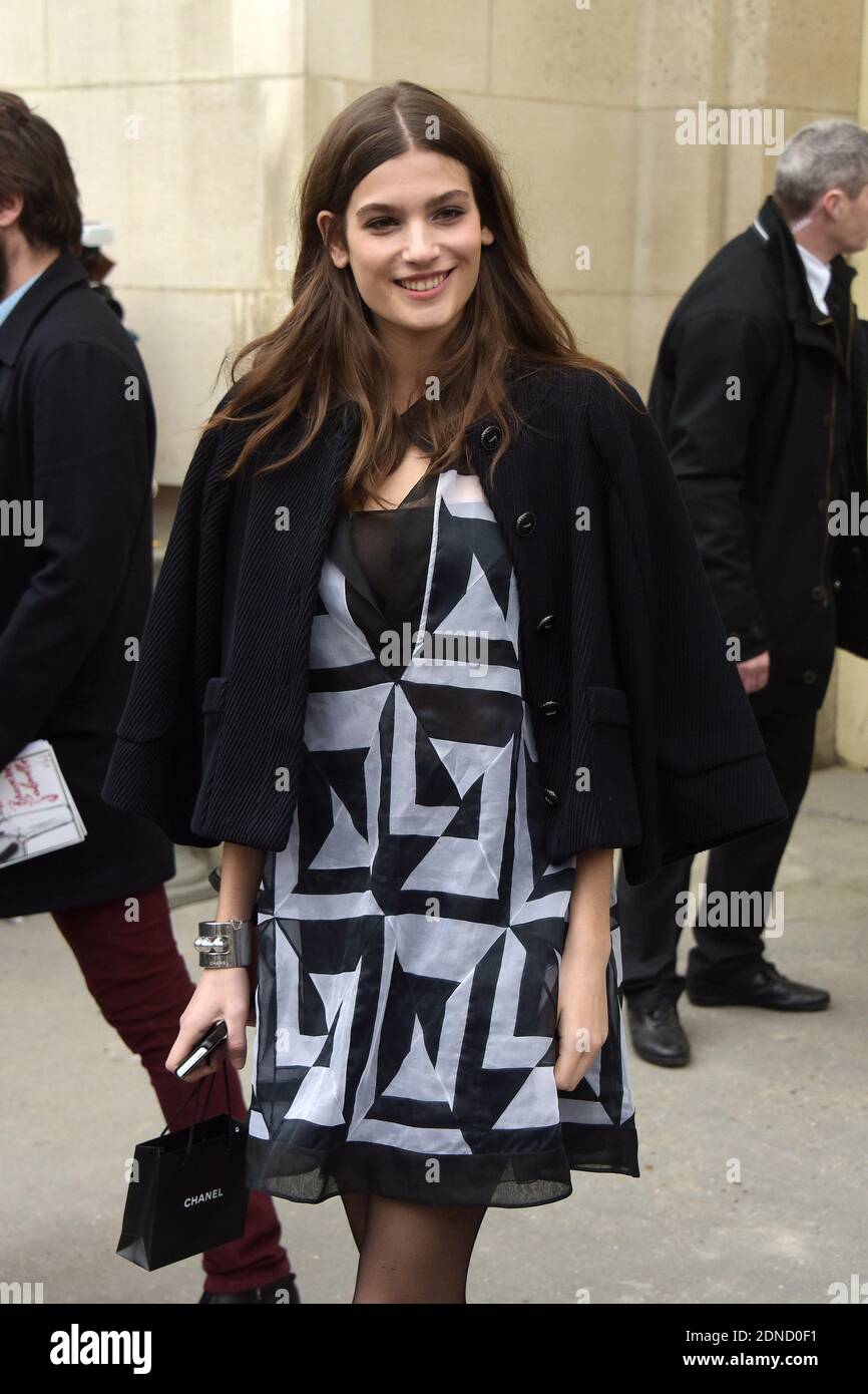 Alma Jodorowsky attends the Chanel Fall/Winter 2015-2016 Ready-to-Wear ...