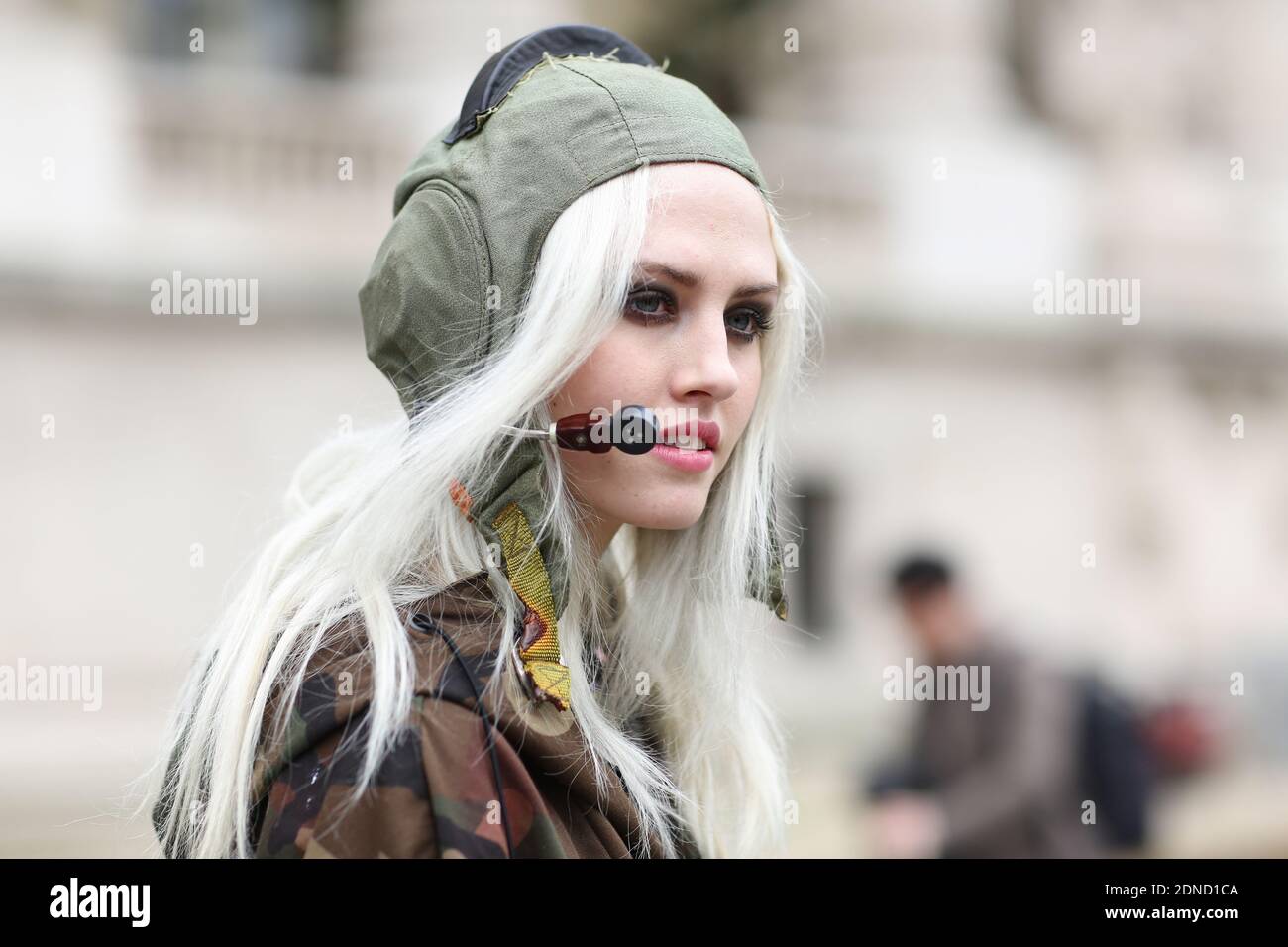Street style, Model Charlotte Free after Chanel Fall/Winter 2015-2016 ...
