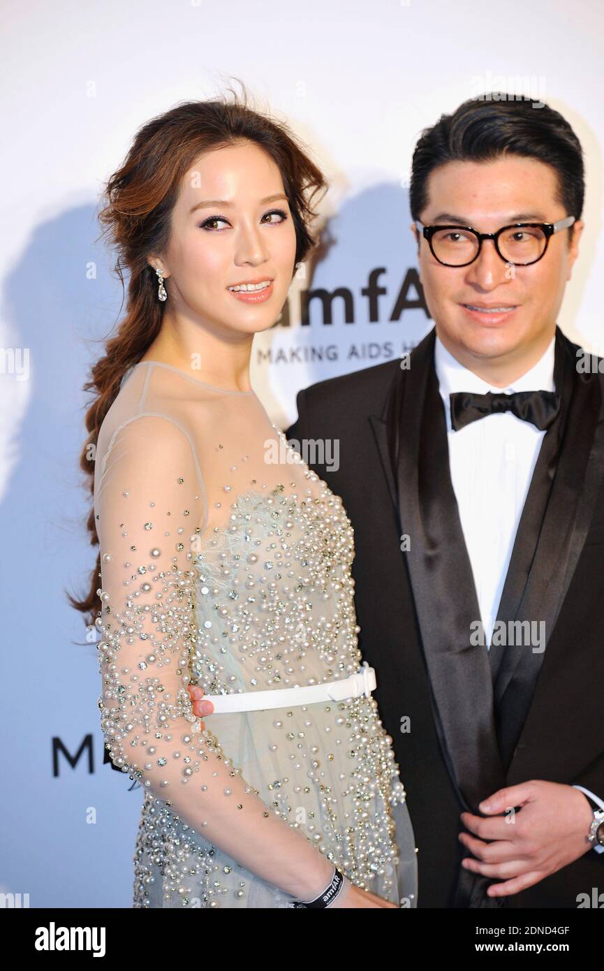 Model and Actress Cathy Tsui Lee (L) and Martin Lee arrive on the red ...