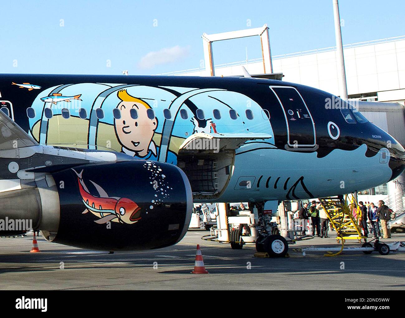 The Brussels Airlines A320?s Tintin livery represents a great black ...