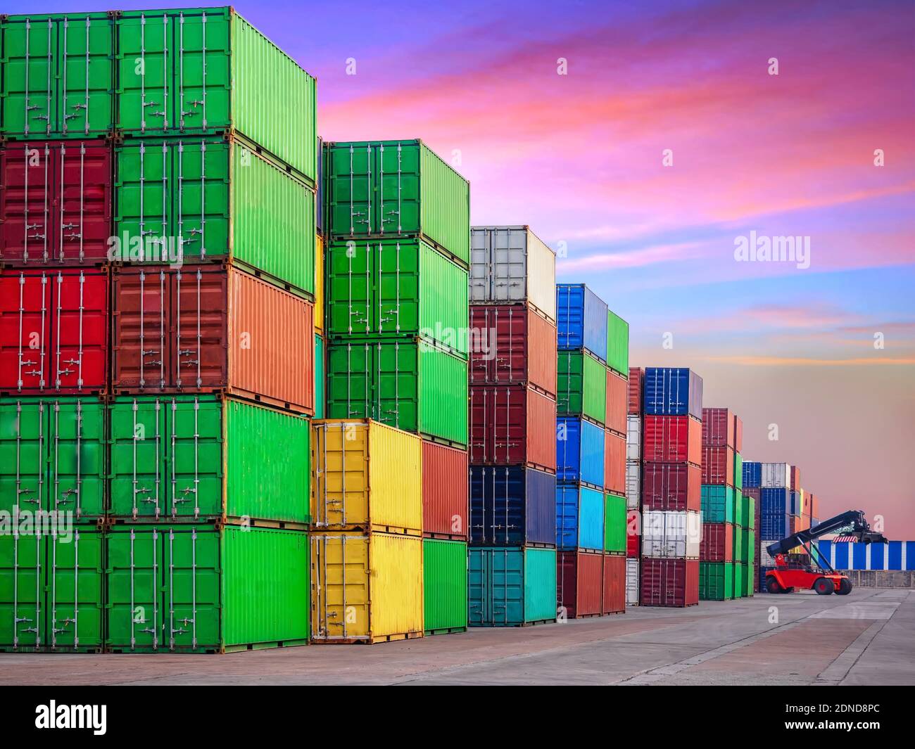 Stacking of containers hi-res stock photography and images - Alamy