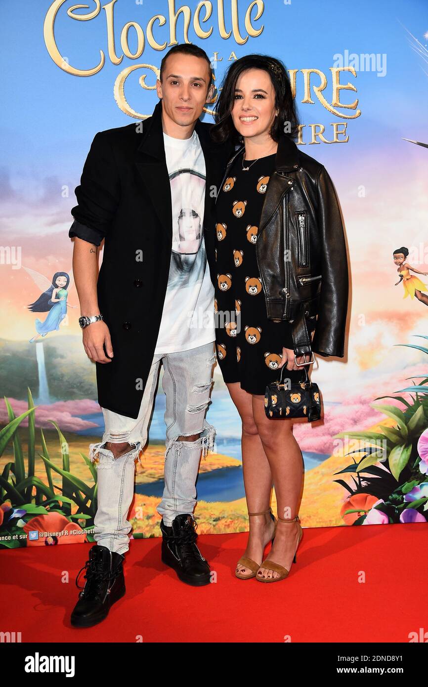 Gregoire Lyonnet and Alizee attending the premiere of 'Clochette et la ...