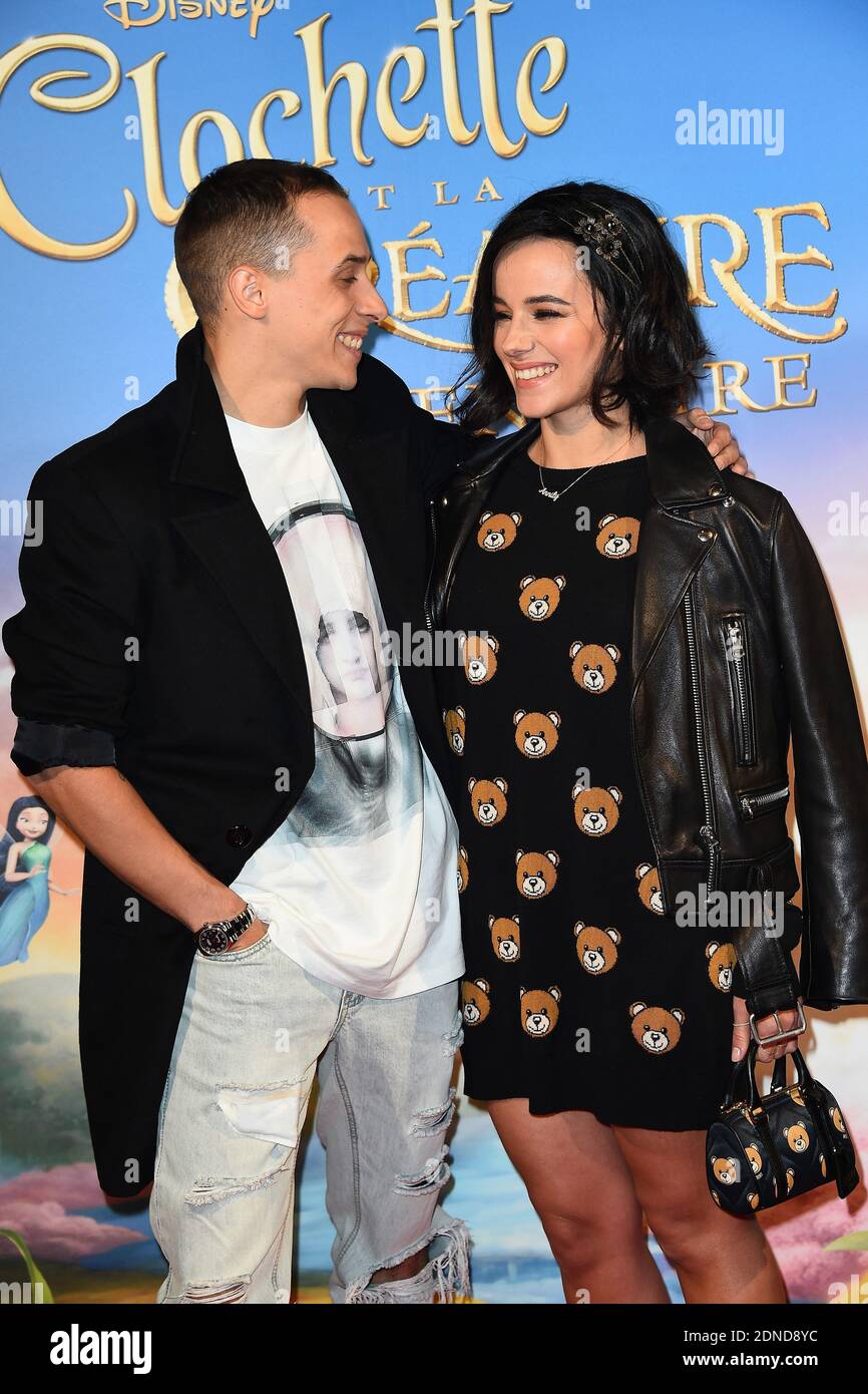 Gregoire Lyonnet and Alizee attending the premiere of 'Clochette et la ...