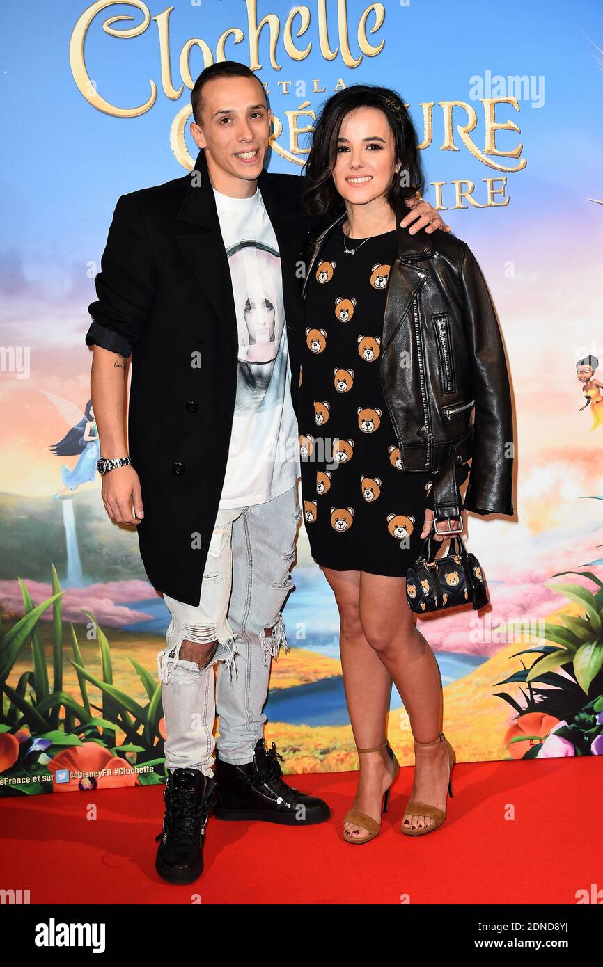 Gregoire Lyonnet and Alizee attending the premiere of 'Clochette et la ...