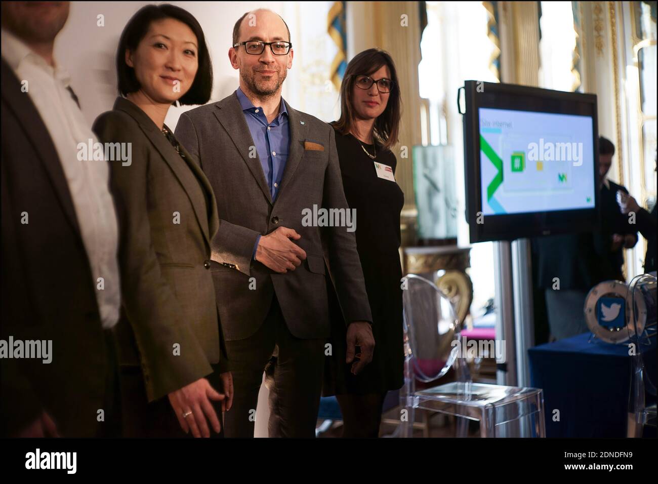 File picture dated on March 6, 2015 of Twitter CEO Nick Costolo ...