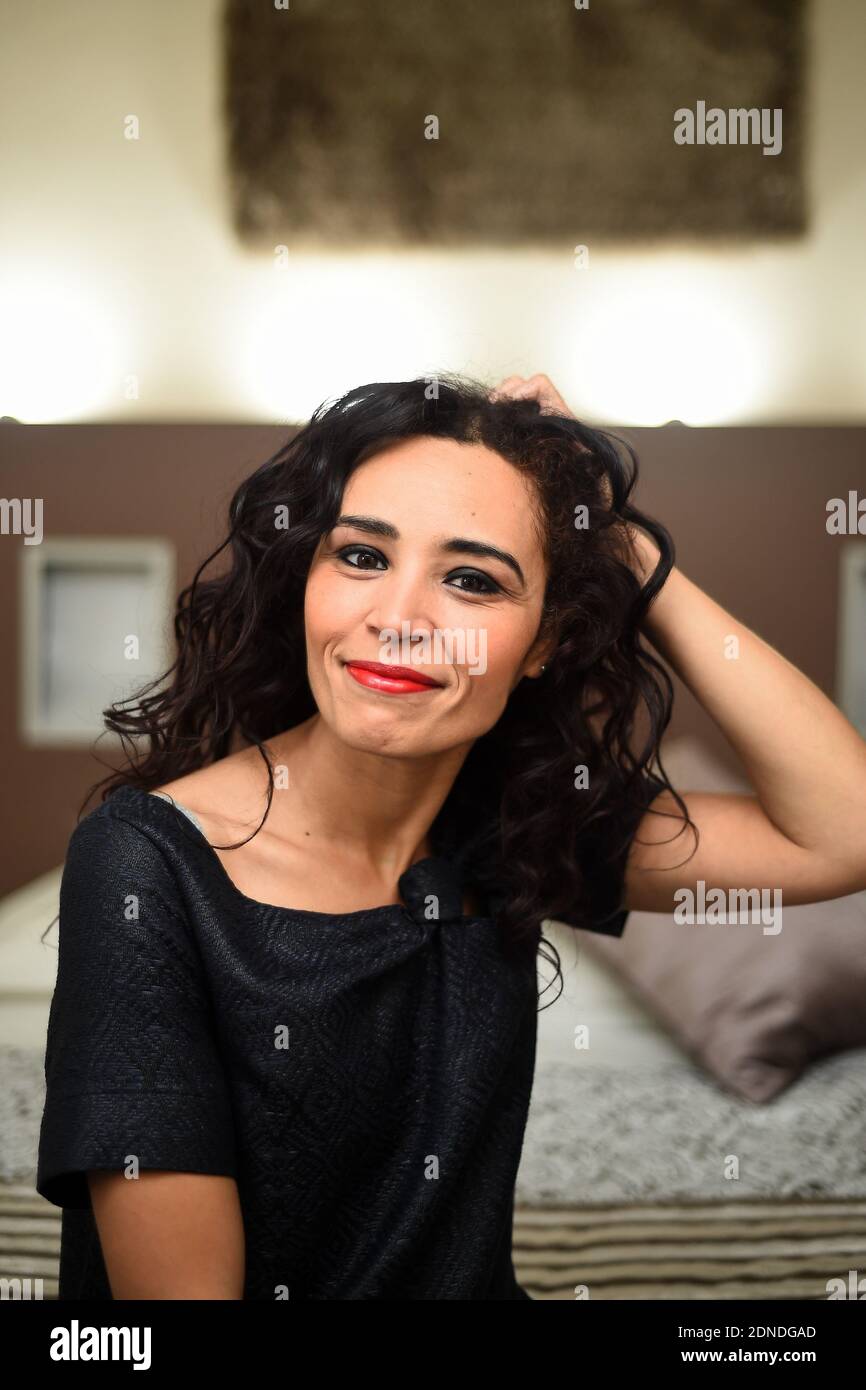 Aida Touihri dressed by Parisian Runaway poses held at Grand Hotel ...
