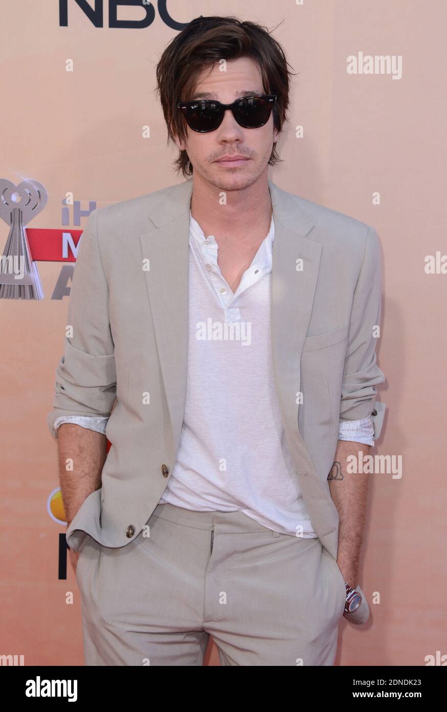 Nate Ruess attends the iHeartRadio Music Awards held at the Shrine ...