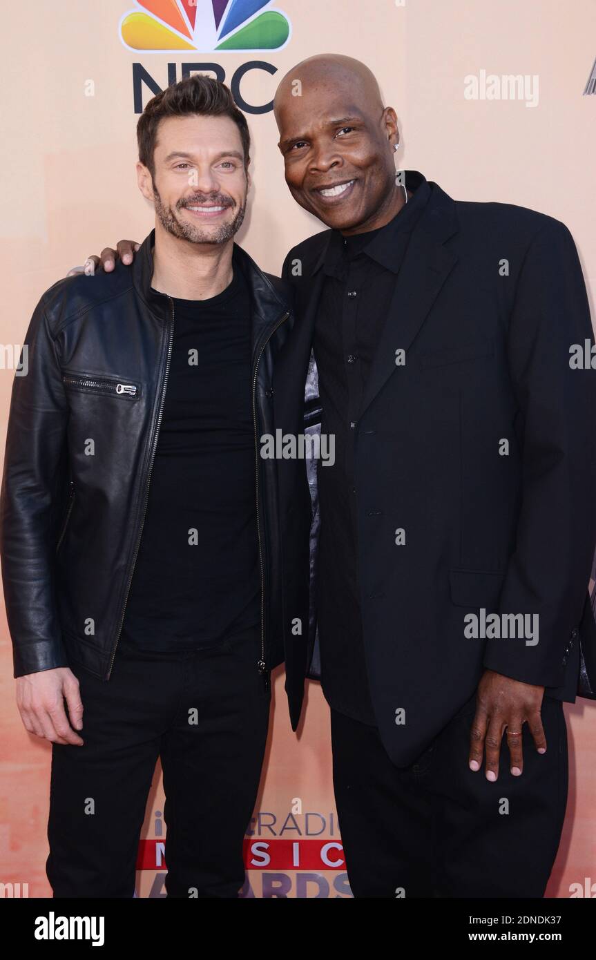 Ryan Seacrest and Big Boy attend the iHeartRadio Music Awards held at ...