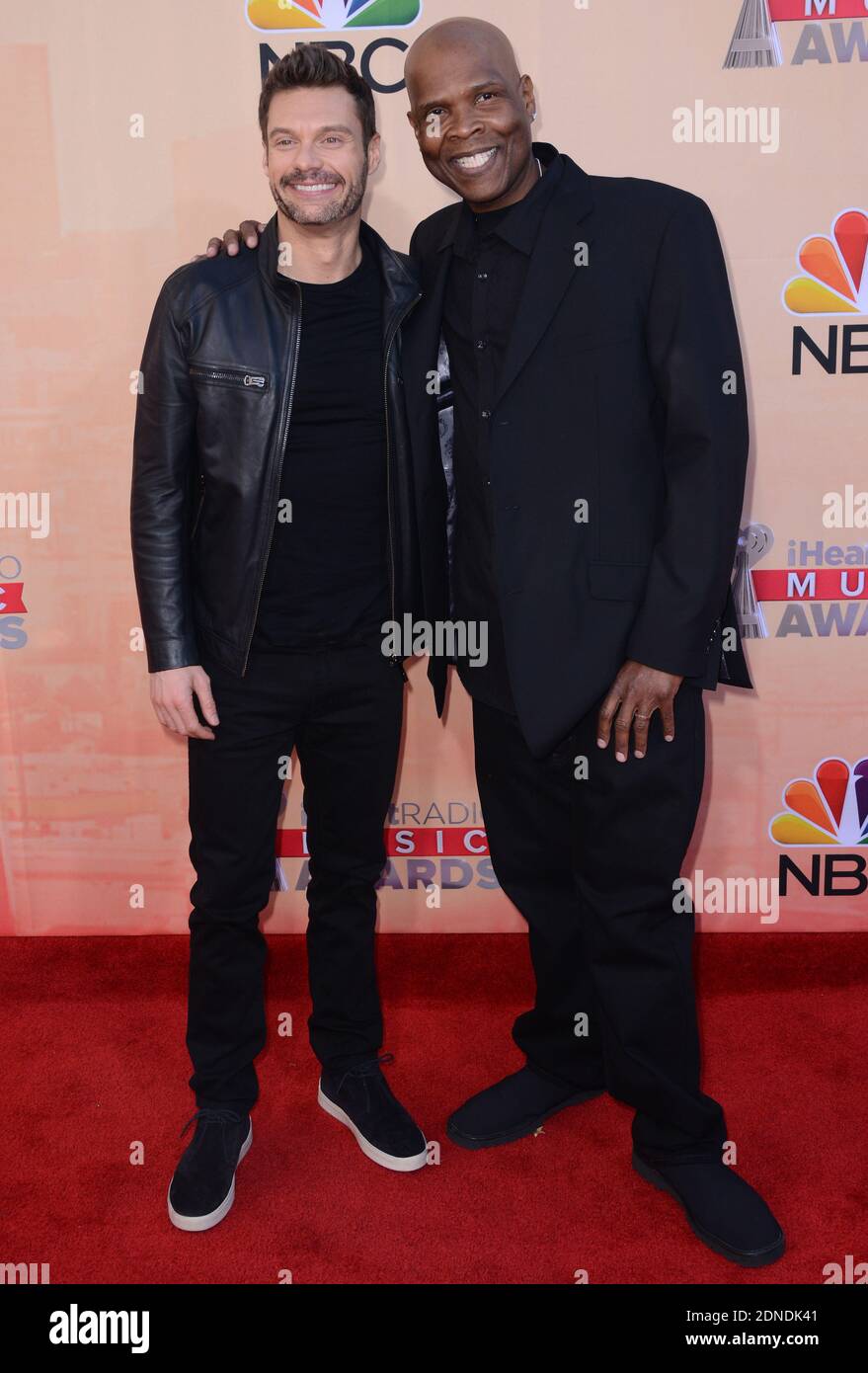 Ryan Seacrest and Big Boy attend the iHeartRadio Music Awards held at ...