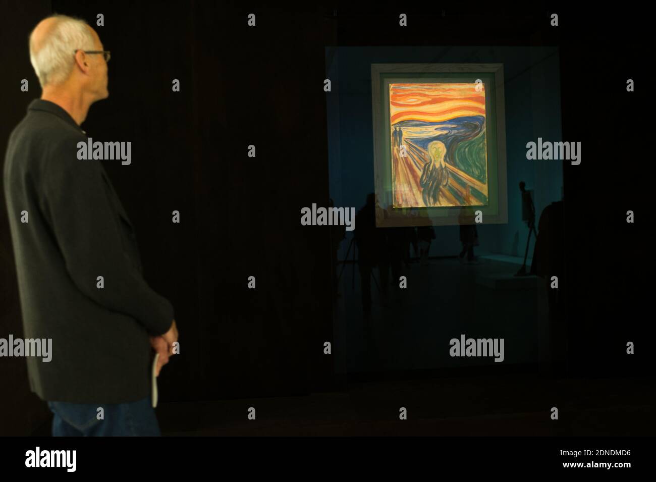 Edvard Munch's 'The Scream' is on display at the opening of the ...