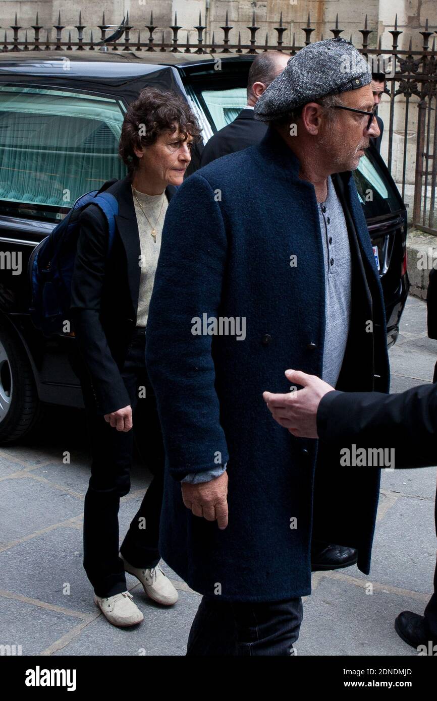 Jeannie Longo attending Funeral of Florence Arthaud at Saint Severin's ...