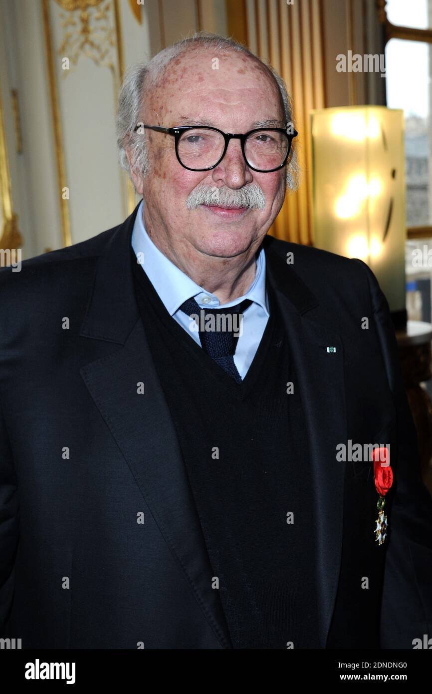 Jean Becker is awarded with the insigna of Officier de l'Ordre National ...
