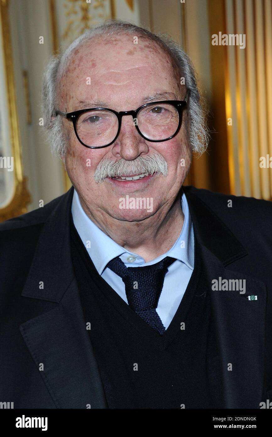 Jean Becker is awarded with the insigna of Officier de l'Ordre National ...