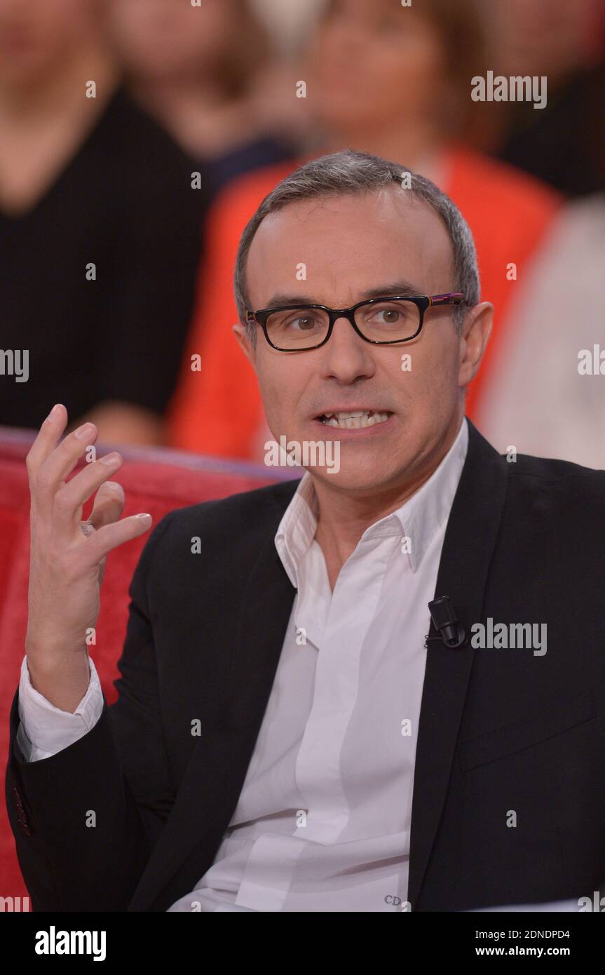 Philippe Besson at the taping of Vivement Dimanche in Paris, France ...