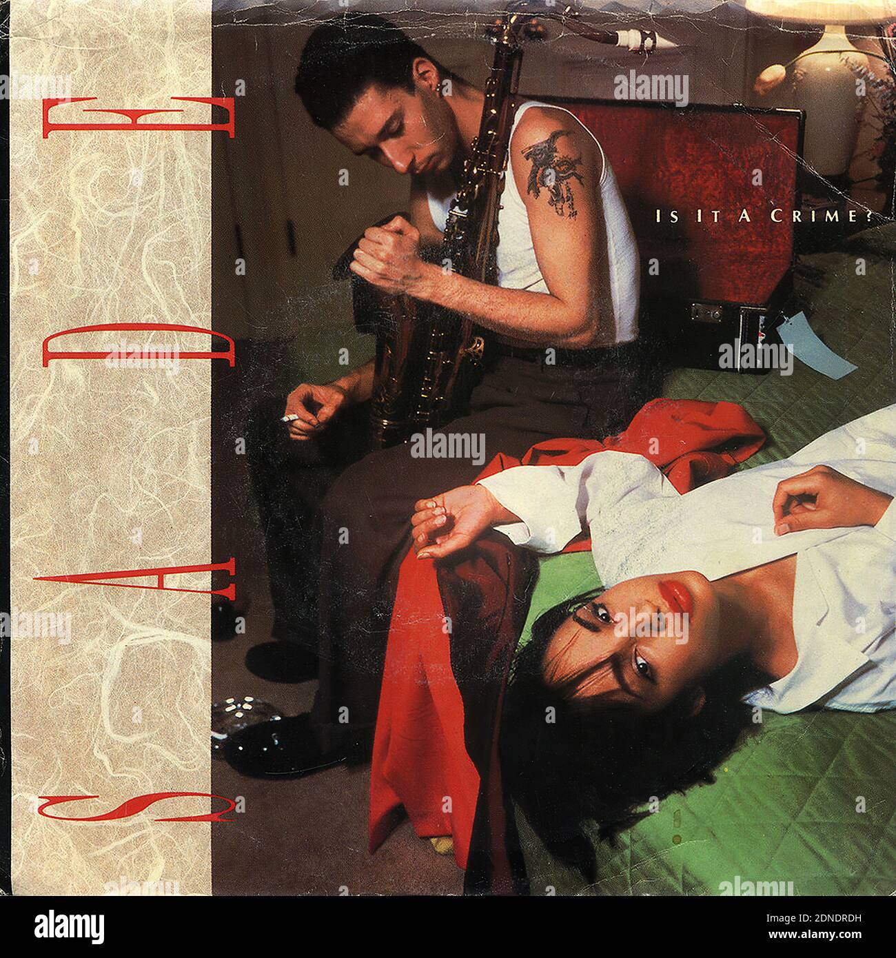 Is It a Crime, Sad - Vintage Record Cover Stock Photo - Alamy