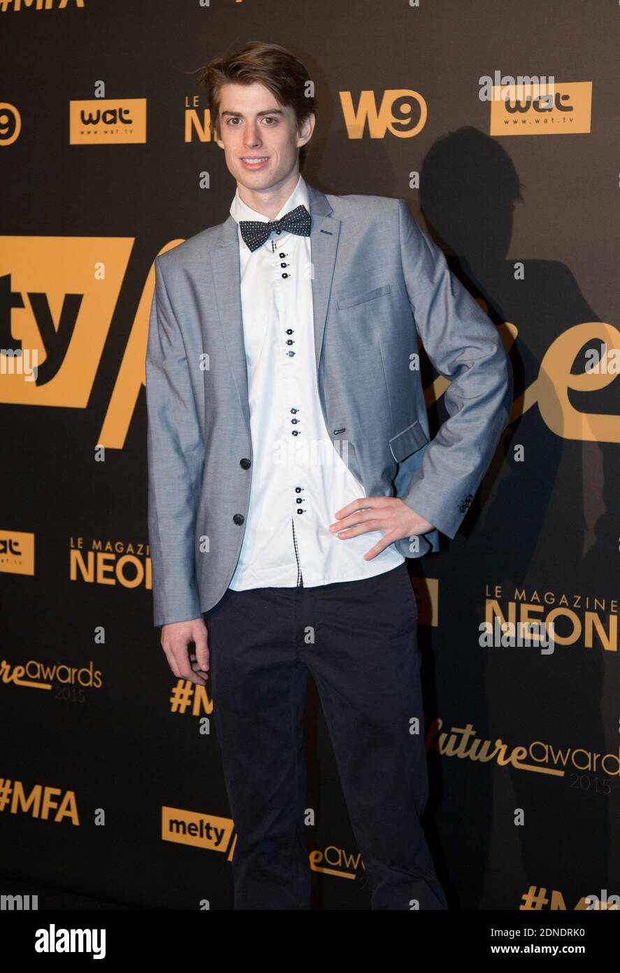 LUCAS CORVEE 'JOUEUR DE BADMINTON' - SOIREE 'MELTY FUTURE AWARDS 2015 ...