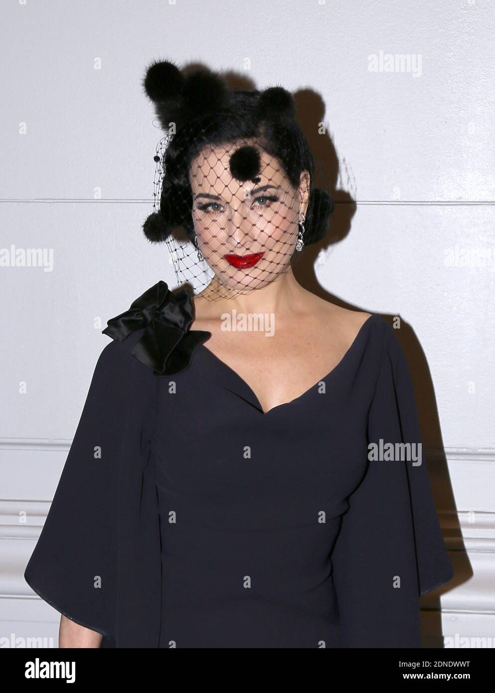 DITA VON TEESE - ARRIVEES DEFILE ALEXIS MABILLE HAUTE COUTURE FEMME ...