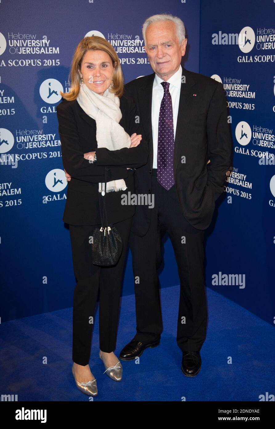 PHILIPPE LABRO ET SA FEMME - GALA SCOPUS 2015 AU PALAIS DE LA MUTUALITE ...