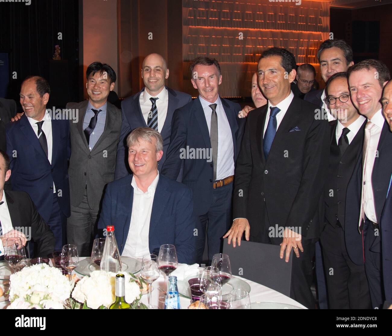 DEXTER GOEI, DIRECTEUR GÉNÉRAL D'ALTICE ET PATRICK DRAHI PRESIDENT DU ...