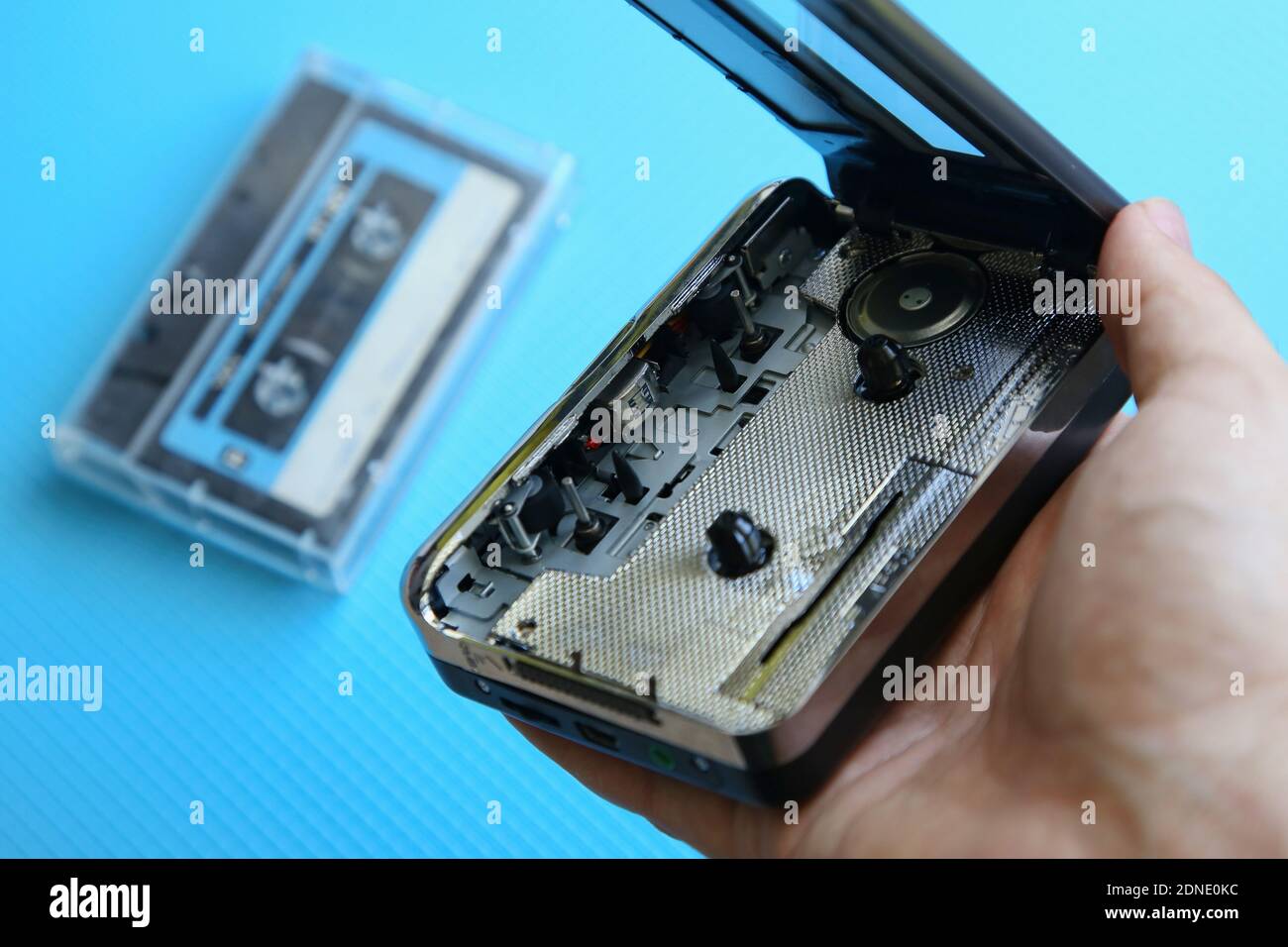 Person With Cassette Tape High Resolution Stock Photography and Images ...