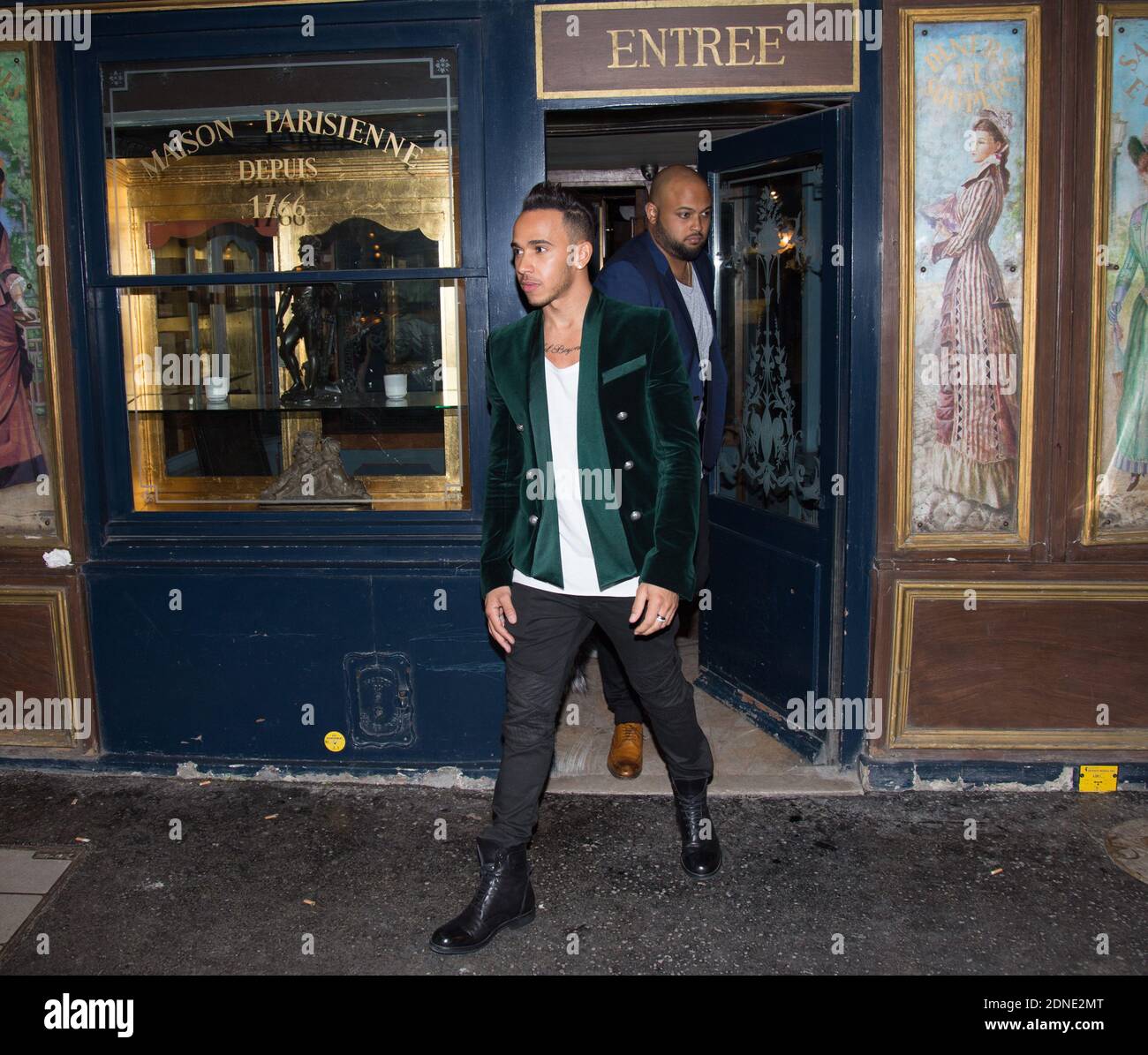 LEWIS HAMILTON - SOIREE BALMAIN AU RESTAURANT LAPEROUSE Photo by Nasser ...