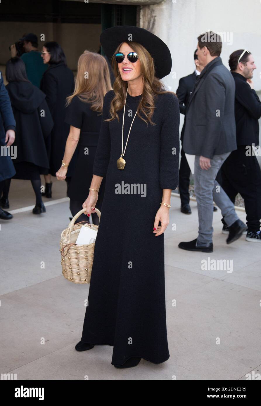 ANNA DELLO RUSSO - ARRIVEES DEFILE CELINE - FASHION WEEK DE PARIS Photo by Nasser Berzane ...