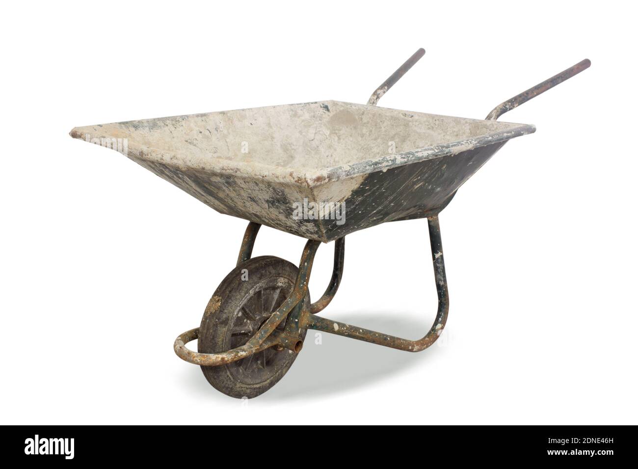 Old wheelbarrow Cut Out Stock Images & Pictures - Alamy