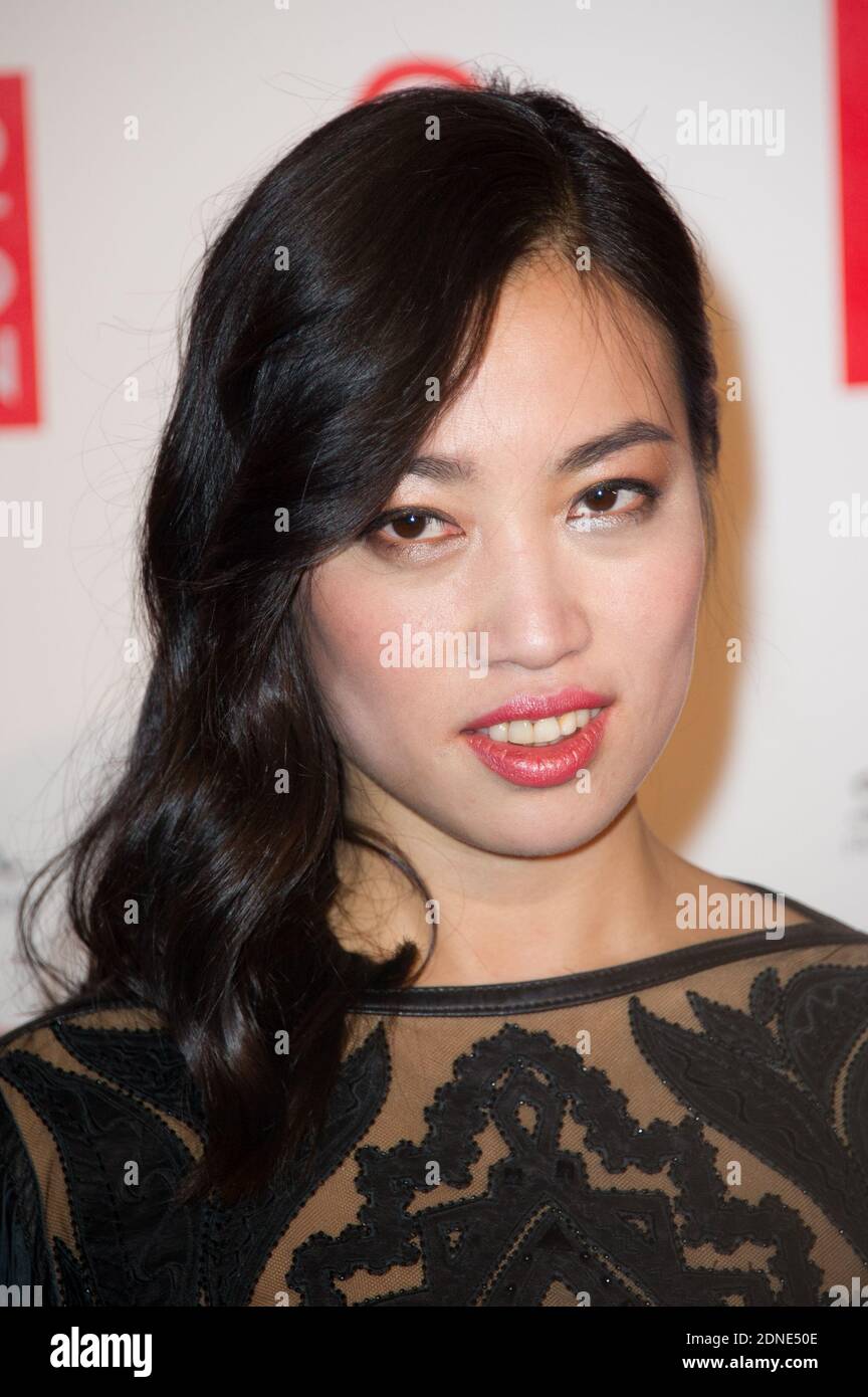 Yi Zhou attends the Sidaction Gala Dinner at Pavillon d'Armenonville in Paris, France, on ...