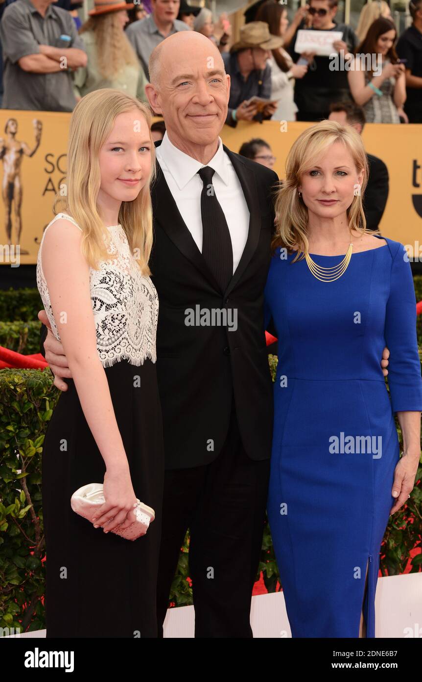 Michelle Schumacher, J.K. Simmons and Olivia Simmons attend the 21st Annual Screen Actors Guild ...