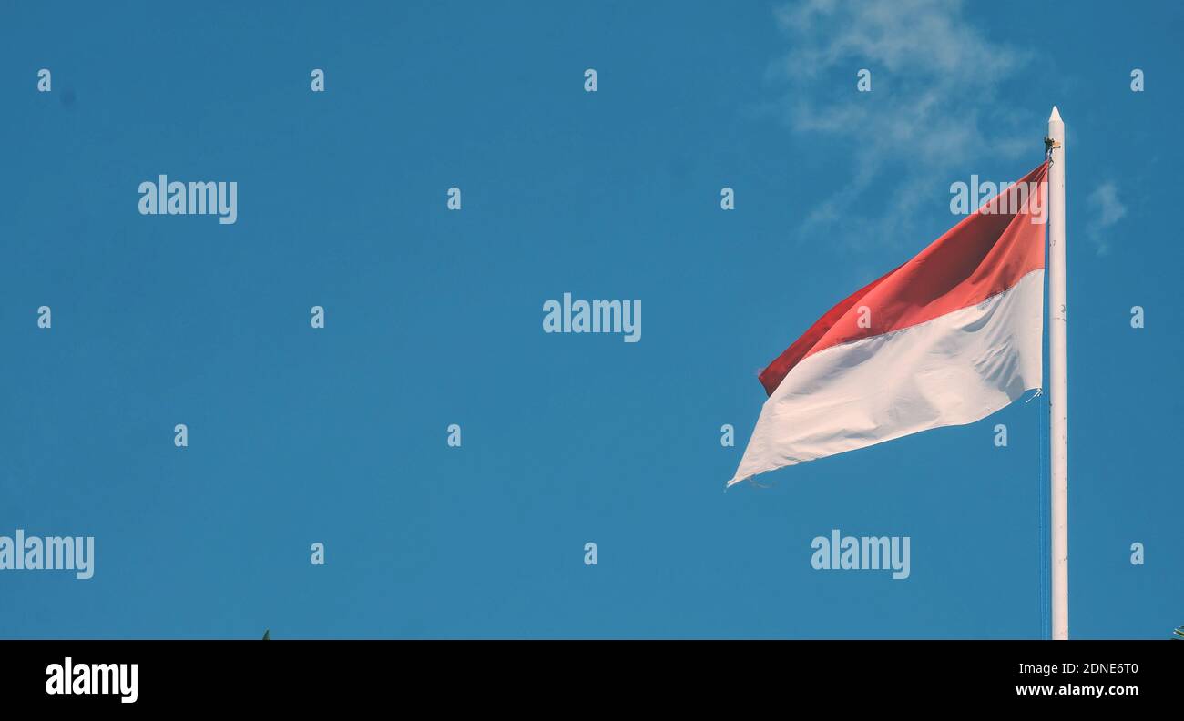 Flag of indonesia waving hi-res stock photography and images - Alamy