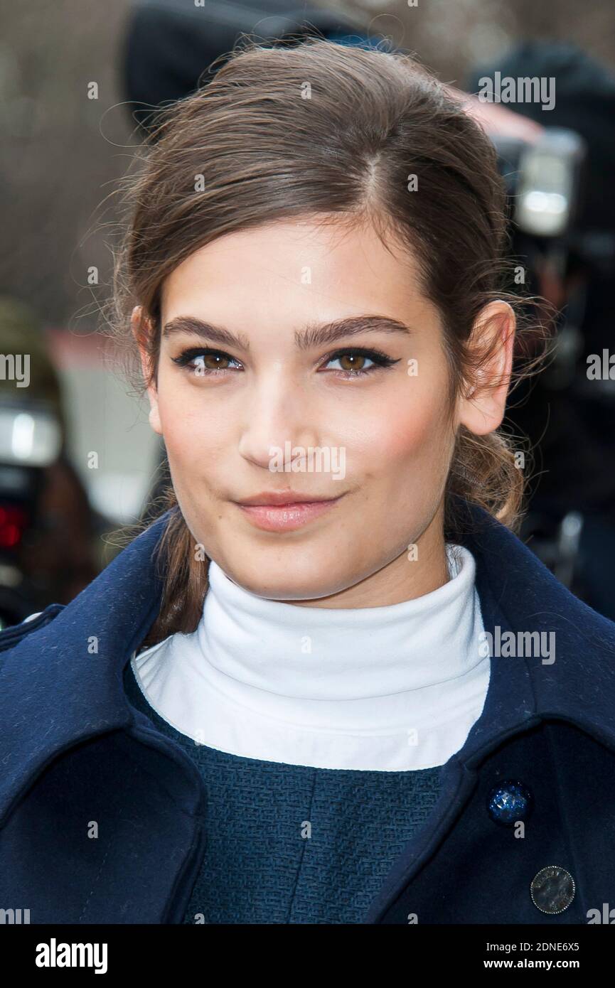 Alma Jodorowsky arriving to the Chanel Spring-Summer 2015 Haute Couture ...
