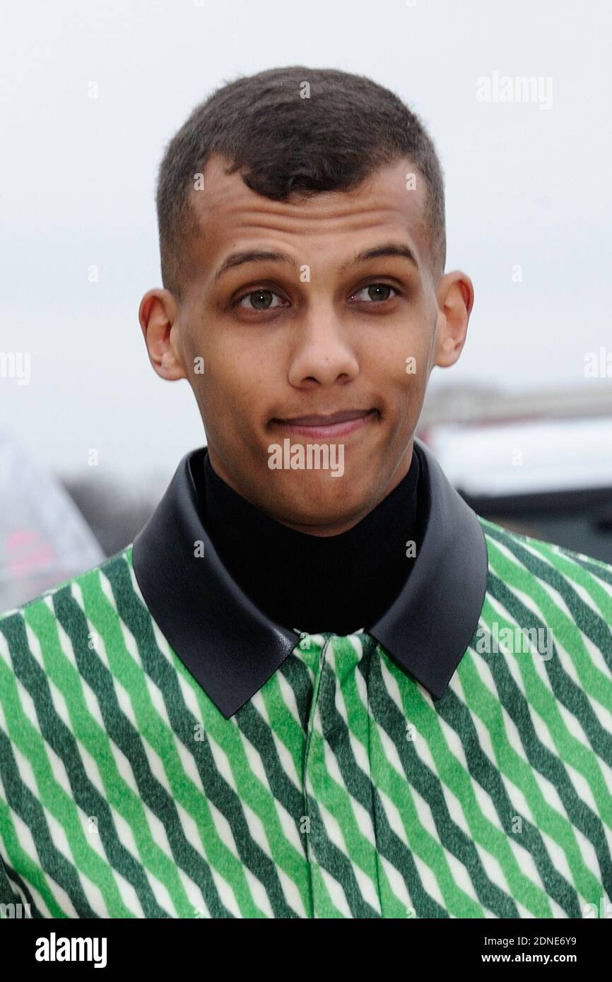Stromae arrives to the Valentino Fall/Winter 2015/2016 Ready-to-Wear ...