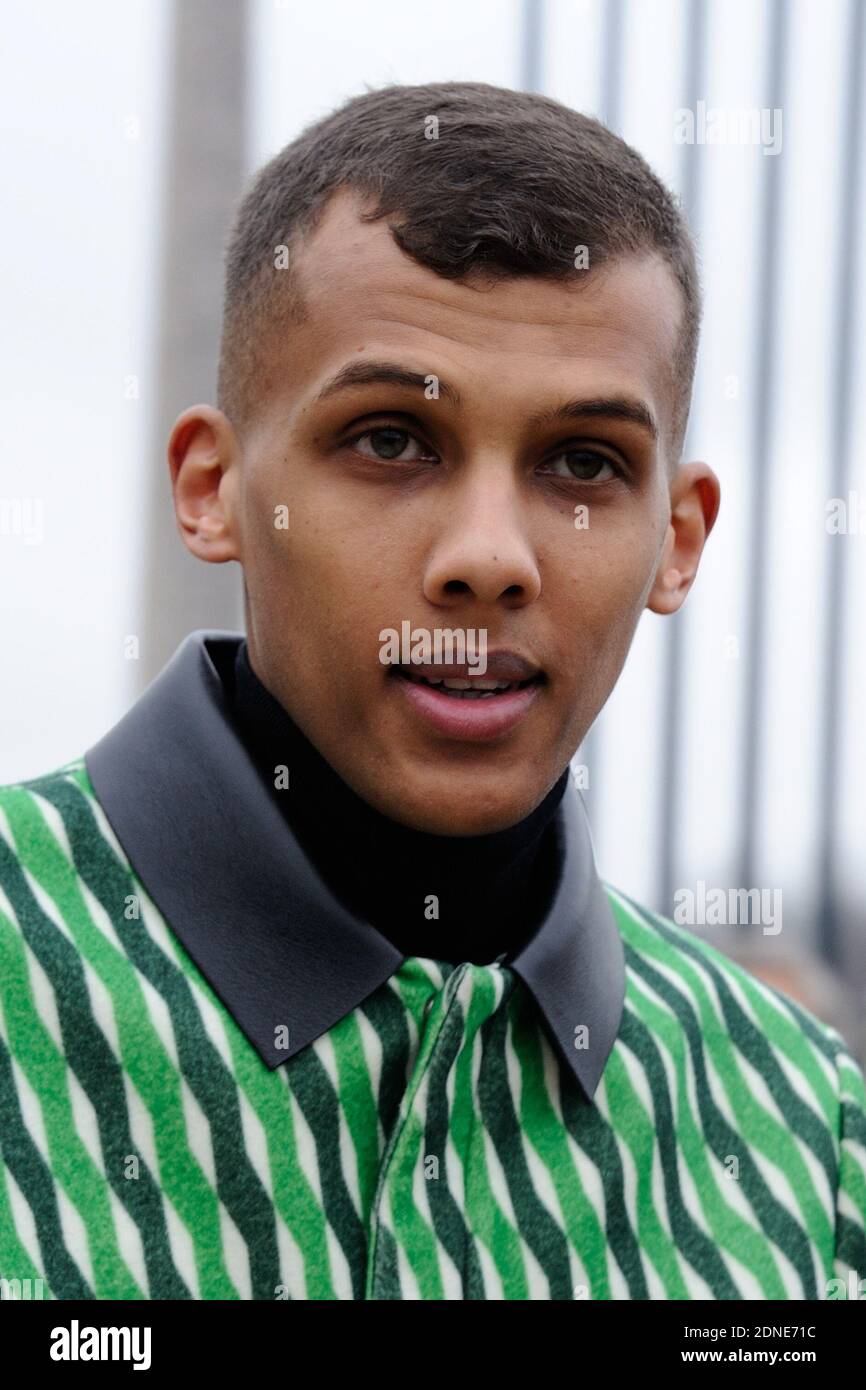 Stromae arrives to the Valentino Fall/Winter 2015/2016 Ready-to-Wear ...