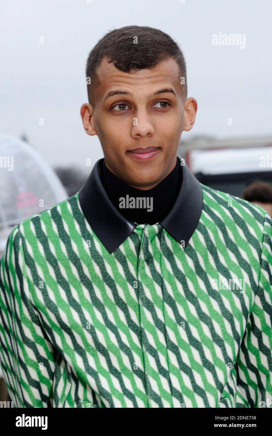 Stromae arrives to the Valentino Fall/Winter 2015/2016 Ready-to-Wear ...