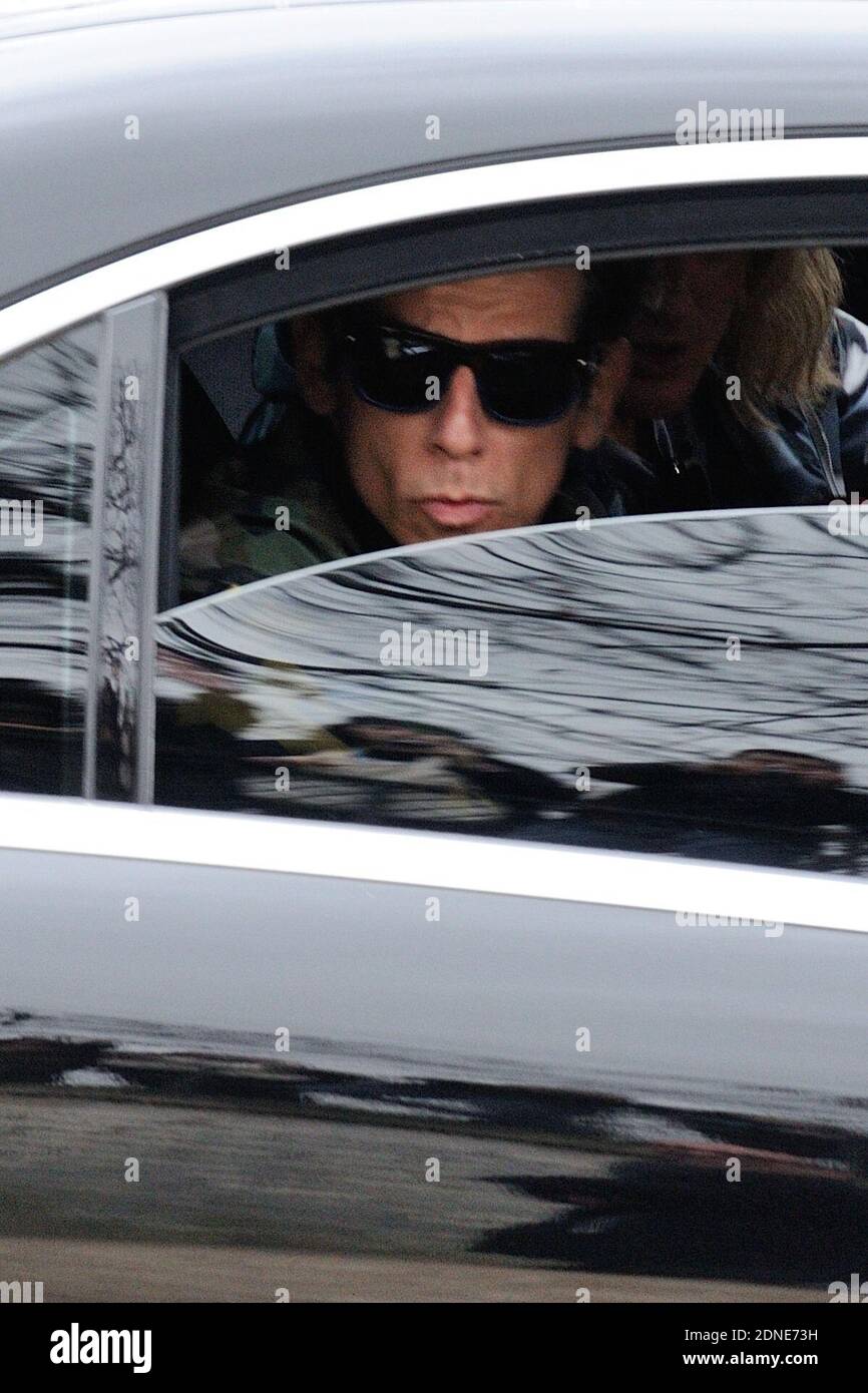 Ben Stiller leaves the the Valentino Fall/Winter 2015/2016 Ready-to ...