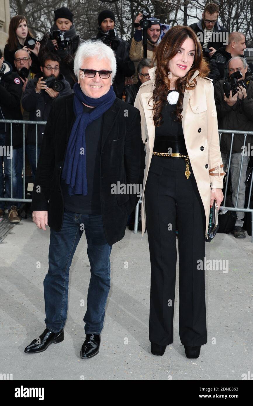 DJ Marc Cerrone and his wife Jill Cerrone arrives to the Chanel Fall ...